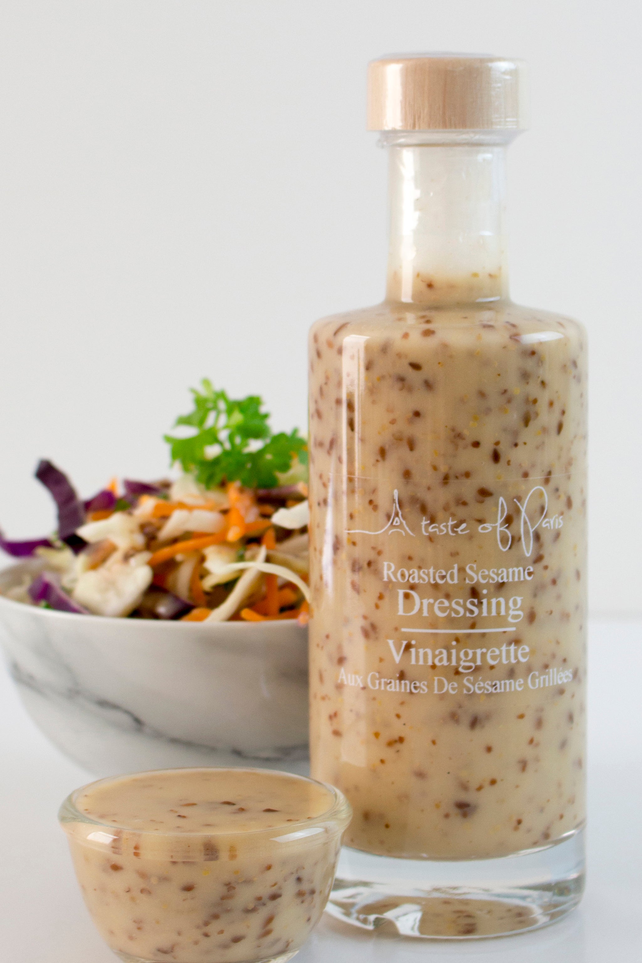 Organic French Dressing with Roasted Sesame Seeds 250mL – A Taste of Paris